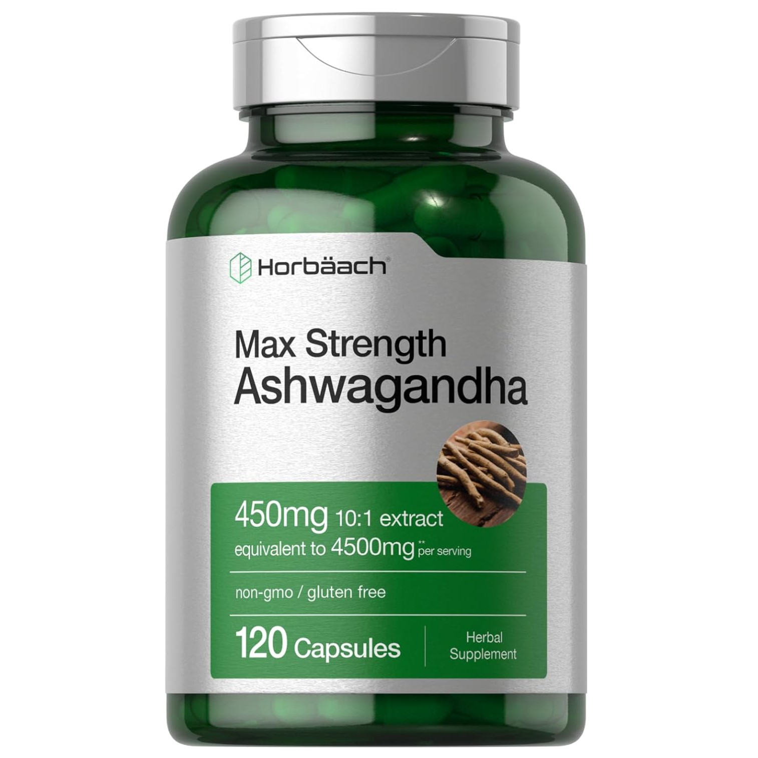 Horbaach Ashwagandha 4500 Mg 120 Capsulas Ginseng Inmunidad – On Shop